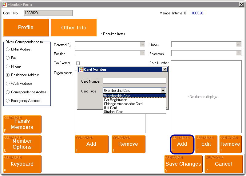 Enterprise: How do I manage Member Card numbers?